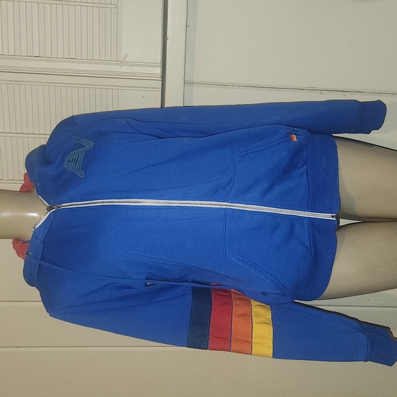 Aviator Nation | Sweaters | Aviator Nation Classic Rainbow Hoodie Large ...